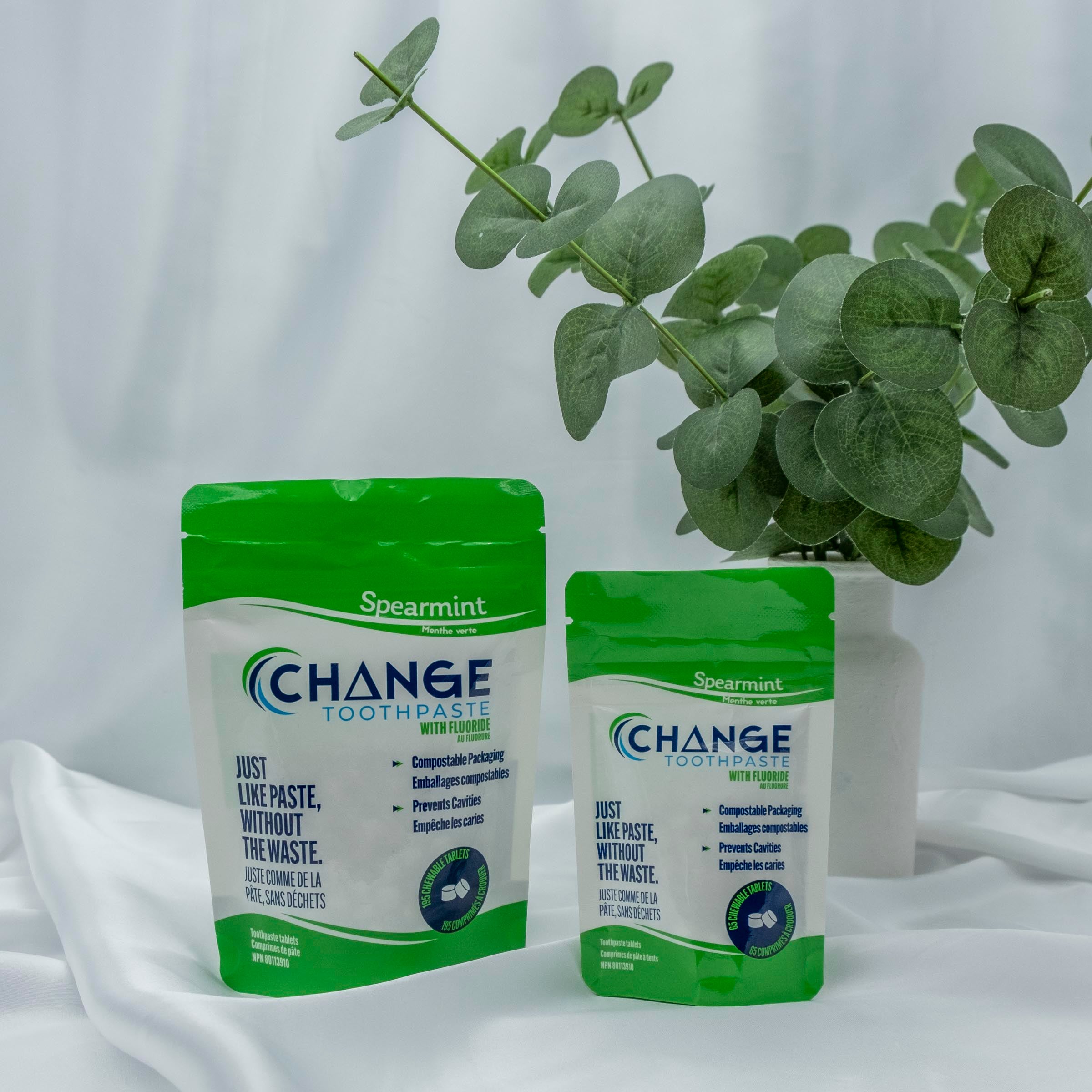 Waste-Free Toothpaste Tabs - Change Brand | Milieu Market